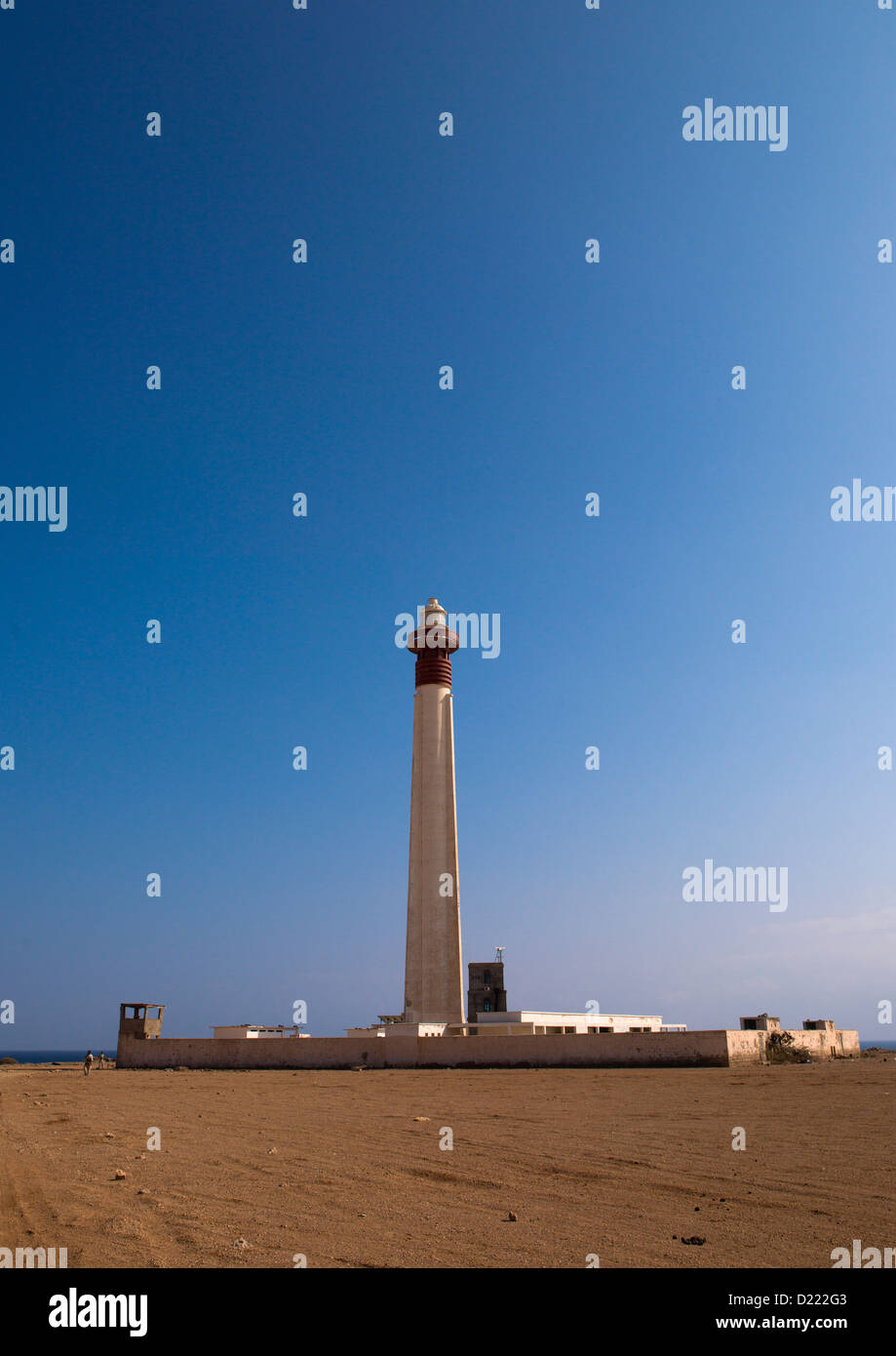 Lighthouse, Ras Bir, Djibouti Stock Photo - Alamy