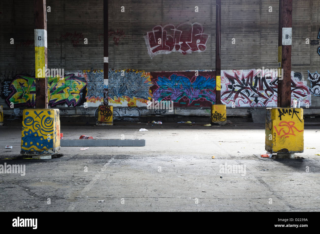 Abandoned Warehouse Wall
