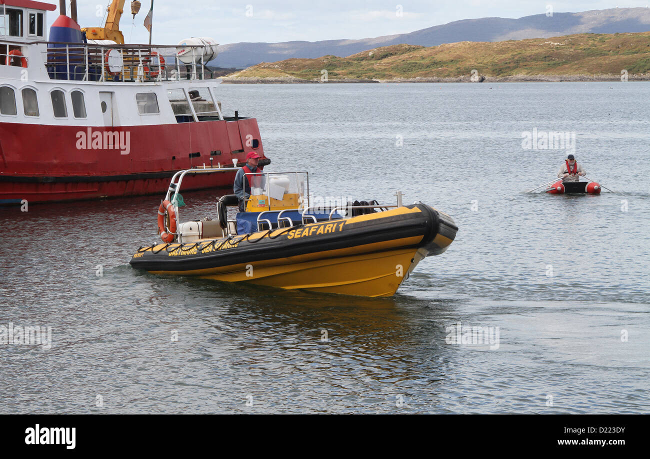 The Baltimore Sea Safari rib, Seafari 1, prepares for a trip from ...