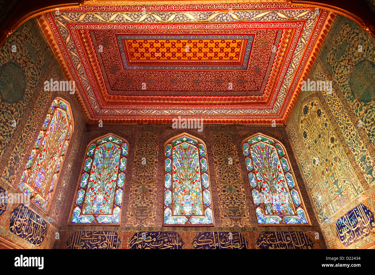 Ottoman. designed tiled rooms of the Crown Prince in the Harem of the ...