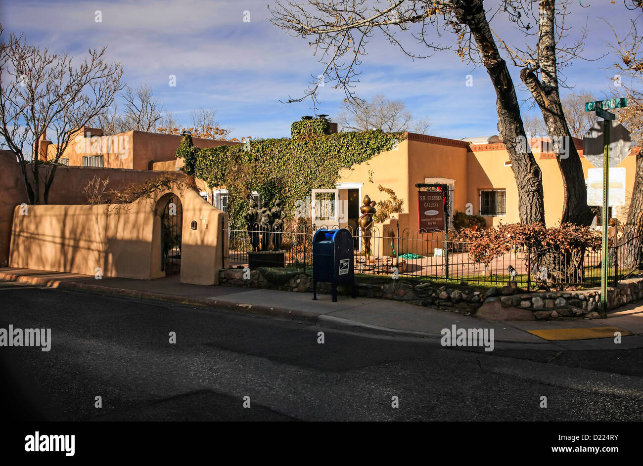 Santa fe new mexico canyon road hi-res stock photography and images - Alamy