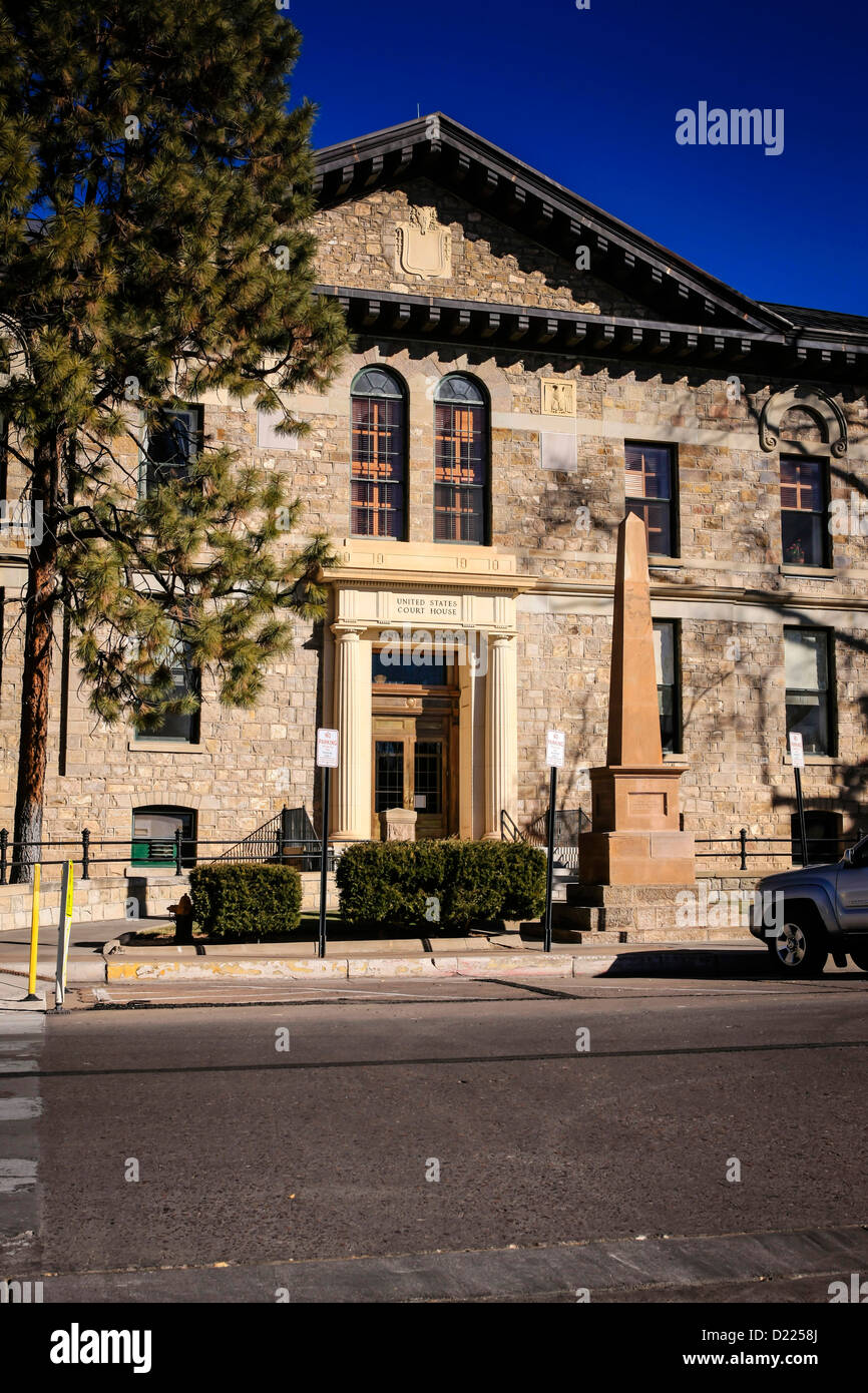Santa Fe Courthouse in the downtown area in New Mexico Stock Photo - Alamy