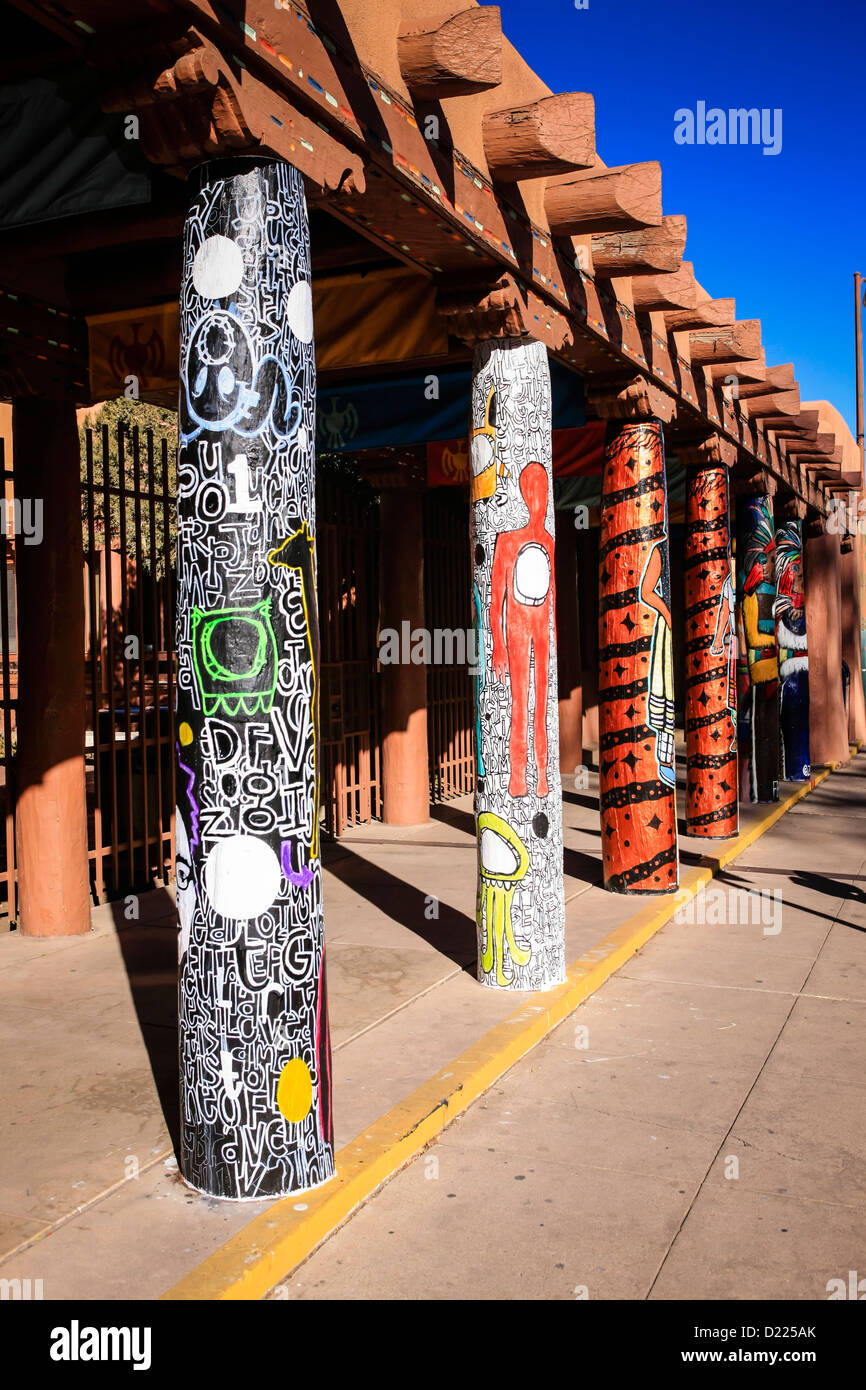 Museum of Contemporary Native Arts in Santa Fe New Mexico Stock Photo ...