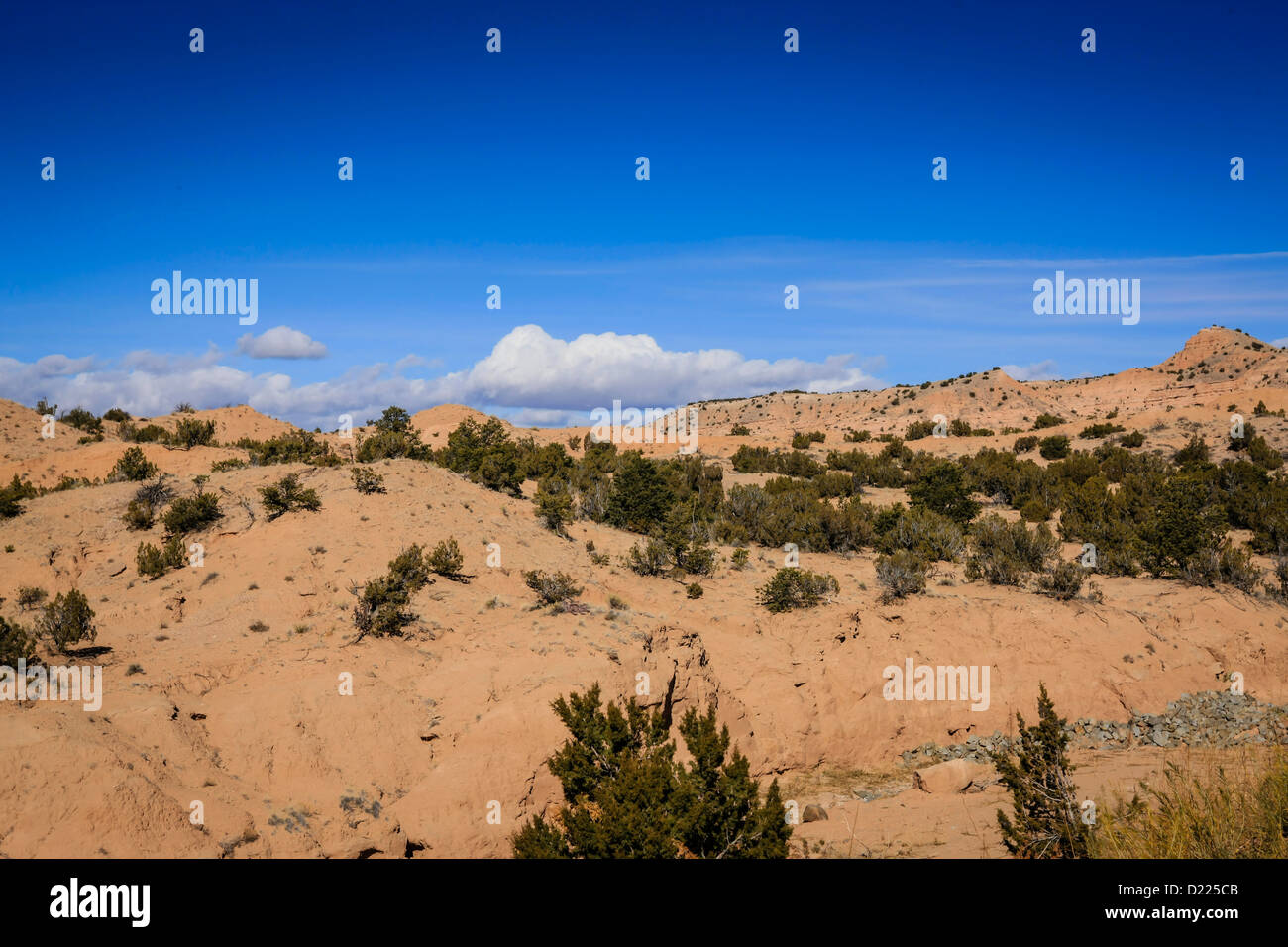 The New Mexico terrain north of Santa Fe Stock Photo - Alamy
