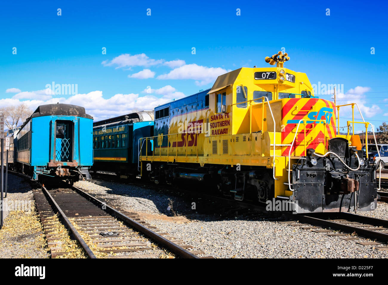 The Santa Fe Southern Railway depot and station in New Mexico Stock ...