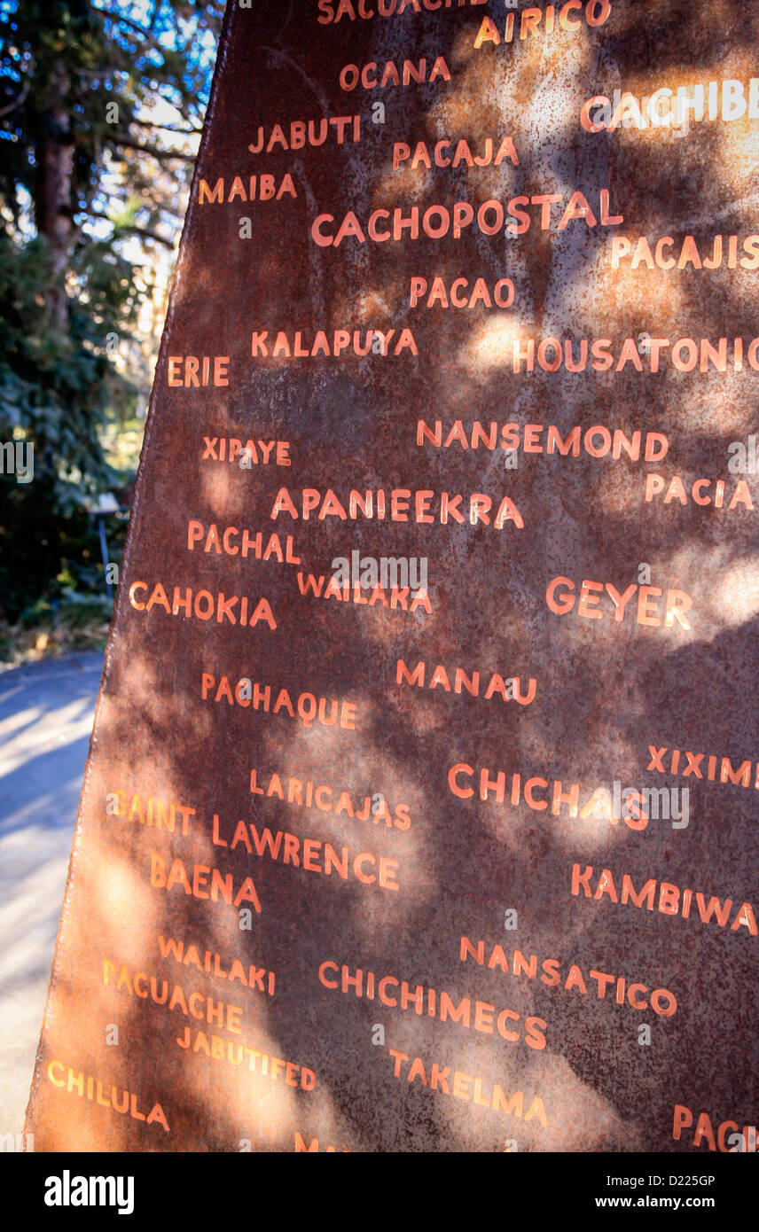 Statue near the State Capitol building in Santa Fe dedicated to Native ...