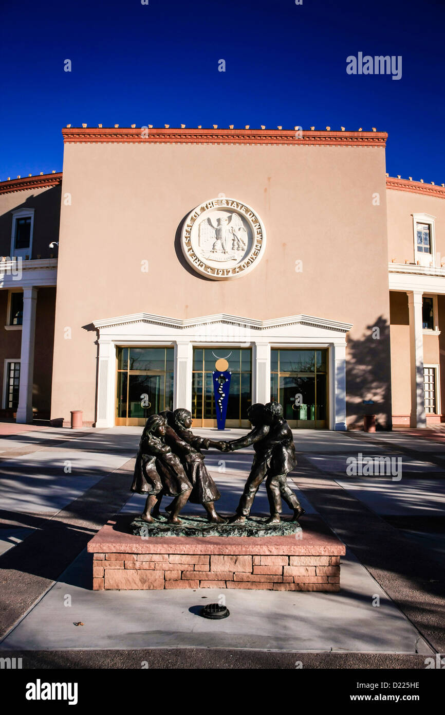 The New Mexico State Capitol building in Santa Fe Stock Photo - Alamy