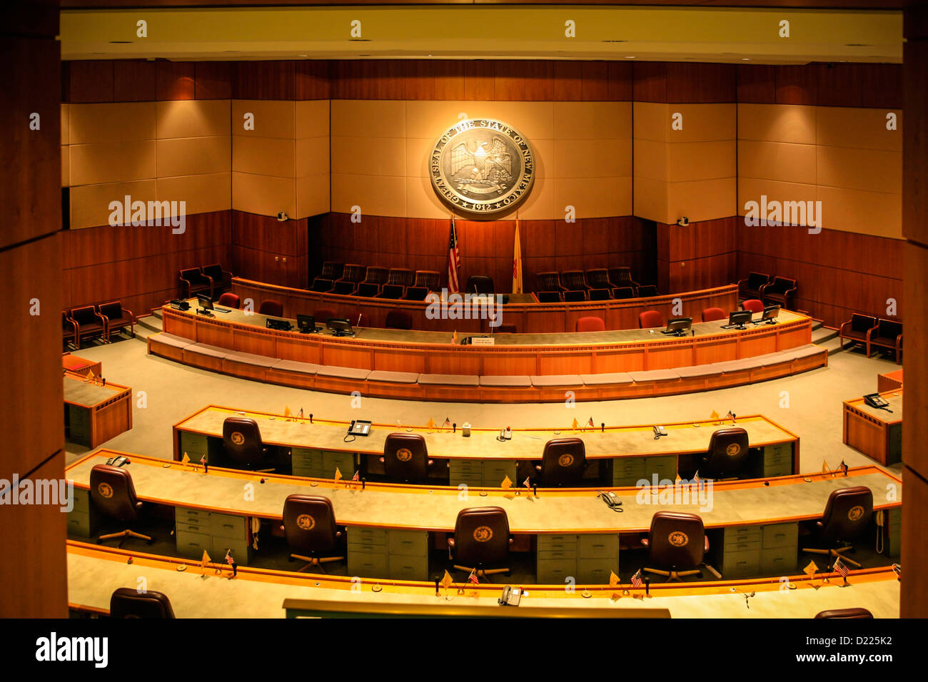 The House of Representitives chamber inside the New Mexico State ...