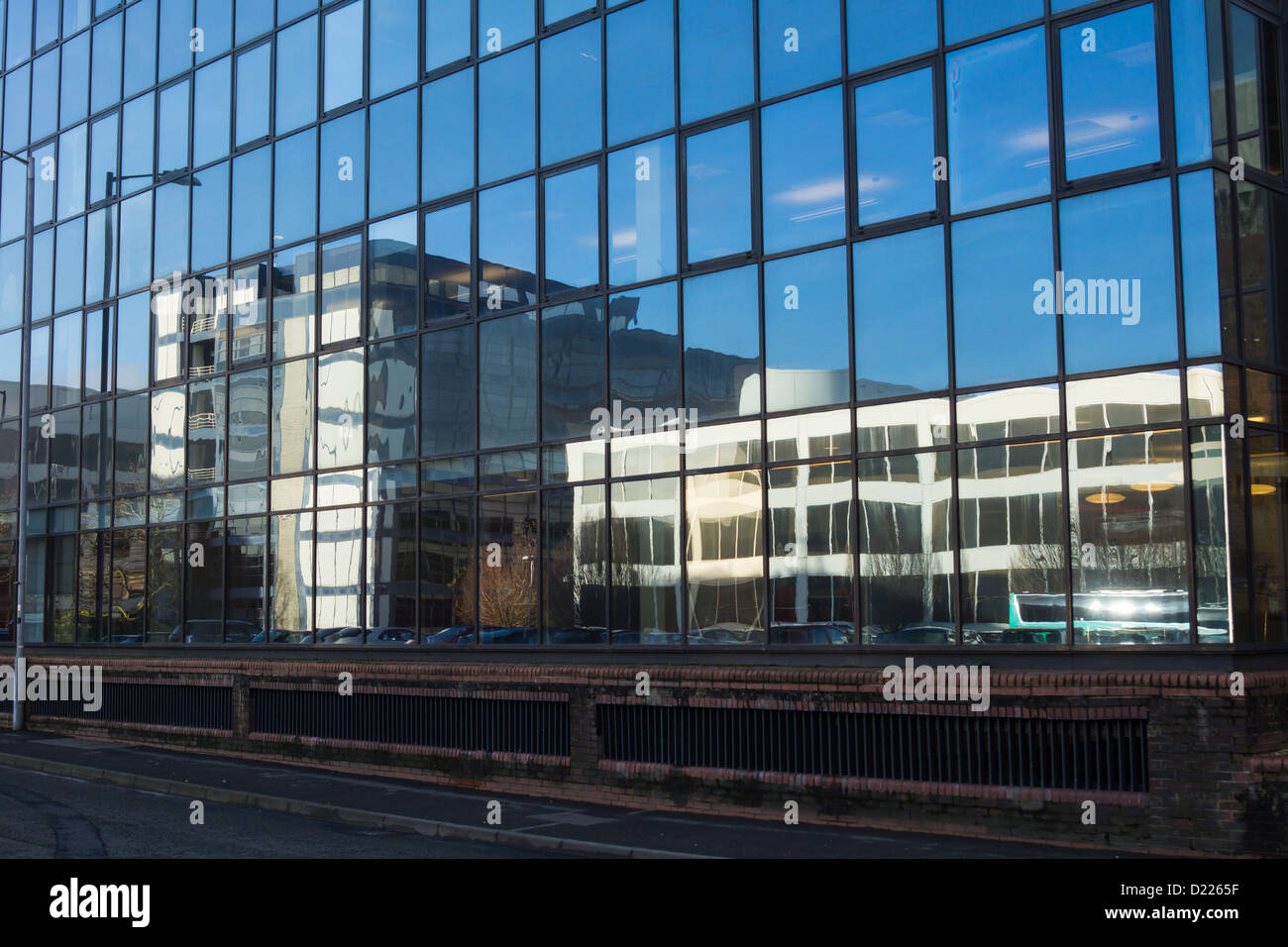 Building Reflections in glass Stock Photo - Alamy