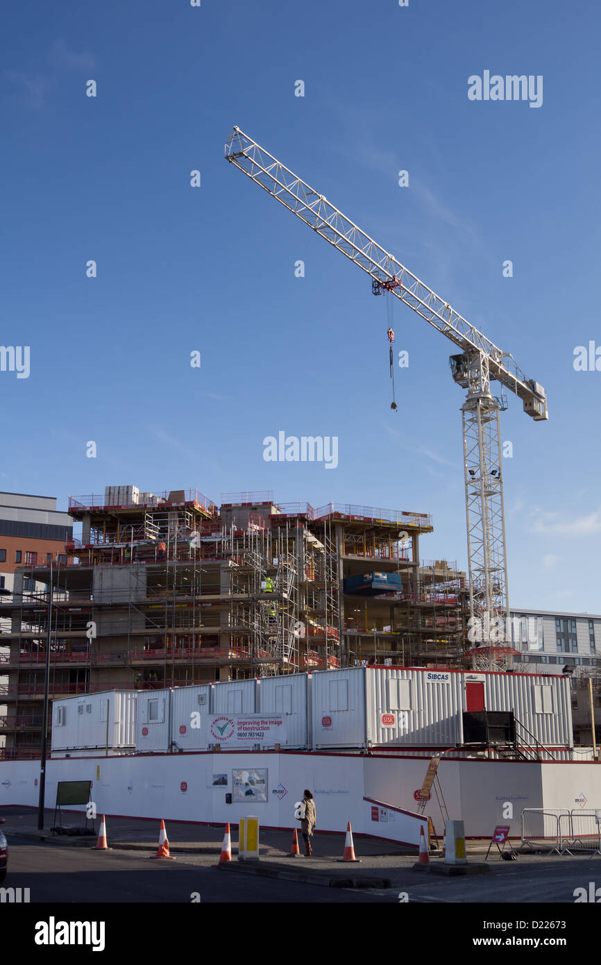 Construction site cabins hi-res stock photography and images - Alamy