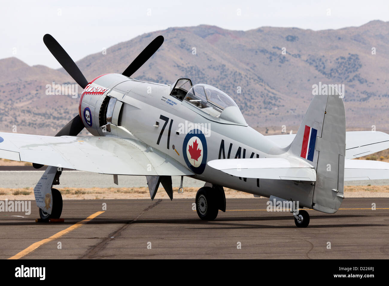 Hawker Sea Fury "Sawbones" was flown by Space Shuttle Astronaut Curt ...