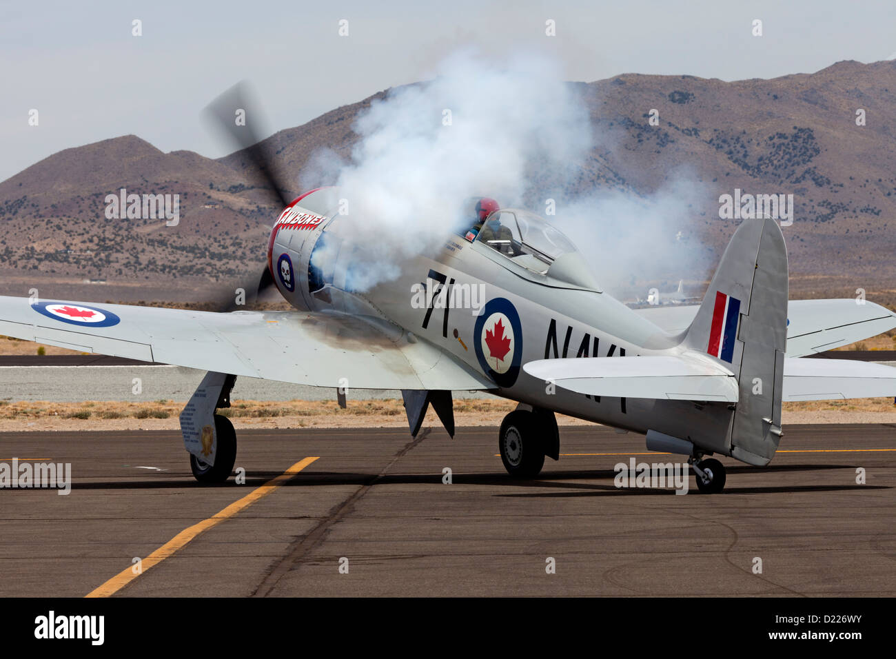 Hawker Sea Fury "Sawbones" was flown by Space Shuttle Astronaut Curt ...