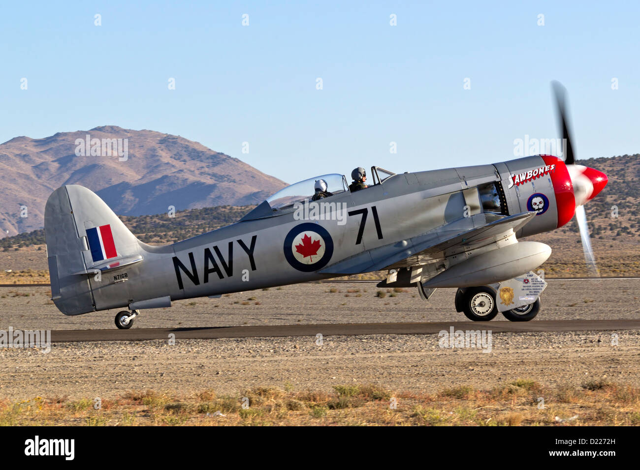 Hawker Sea Fury "Sawbones" was flown by Space Shuttle Astronaut Curt ...