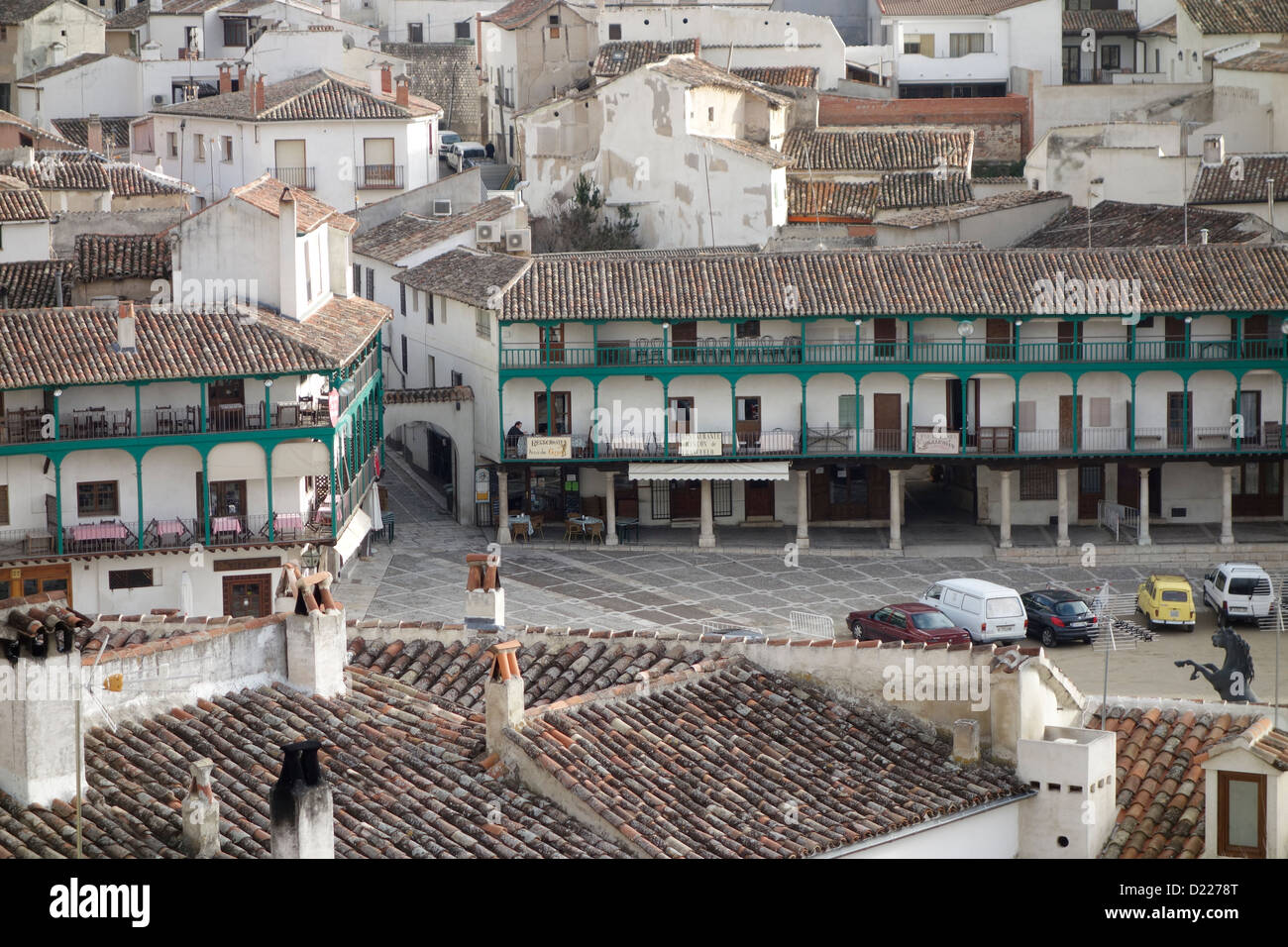 chinchon spain plaza mayor Stock Photo - Alamy