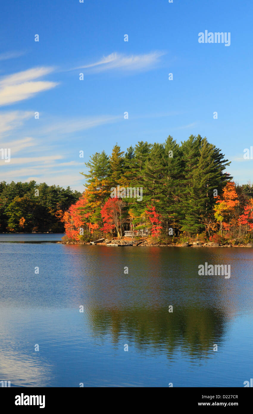 Megunticook mountain megunticook lake hi-res stock photography and ...