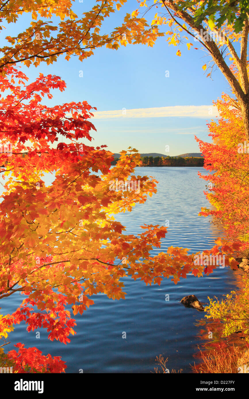 Megunticook Lake, Camden, Maine, USA Stock Photo - Alamy