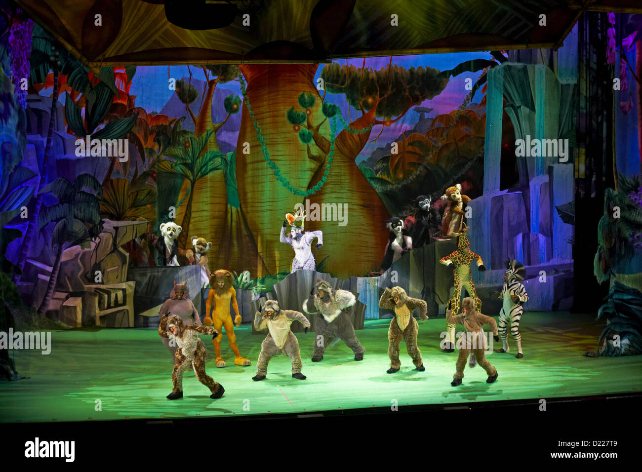 MADAGASCAR LIVE Musical on tour at the BIC in Bournemouth, Dorset, UK ...