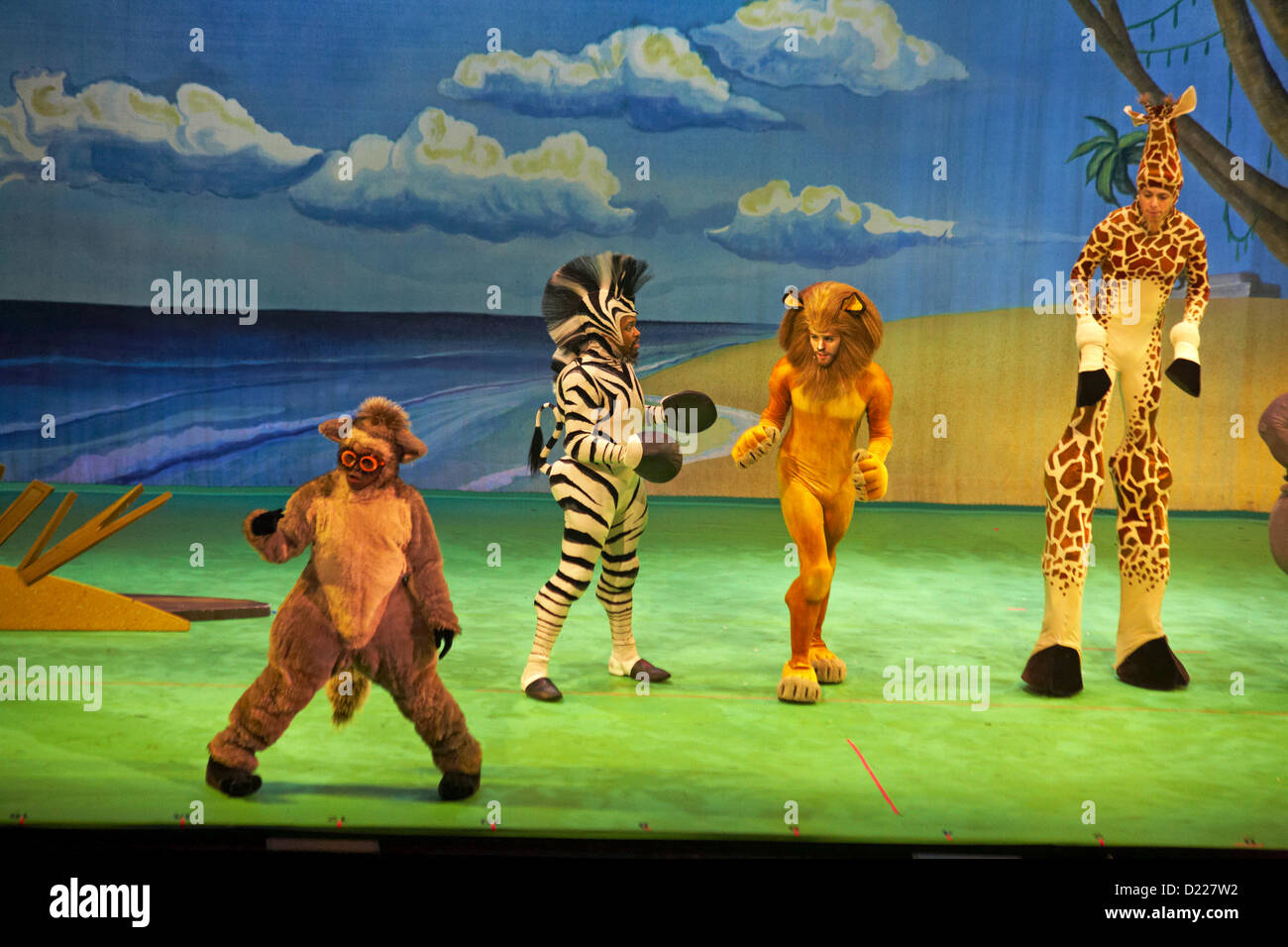 MADAGASCAR LIVE Musical on tour at the BIC in Bournemouth, Dorset, UK ...