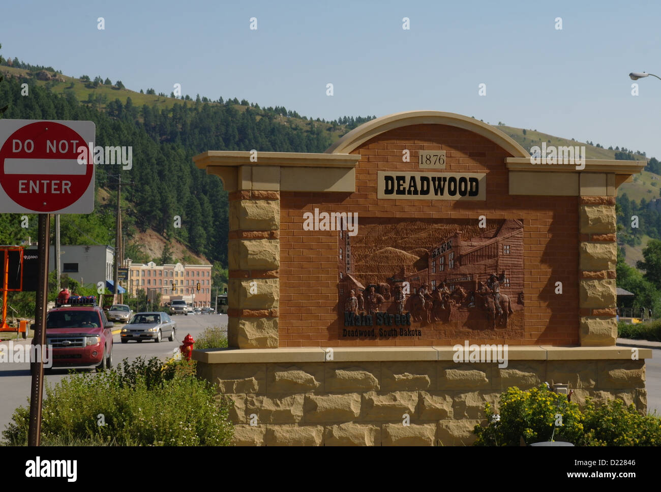 Deadwood south dakota sign hi-res stock photography and images - Alamy