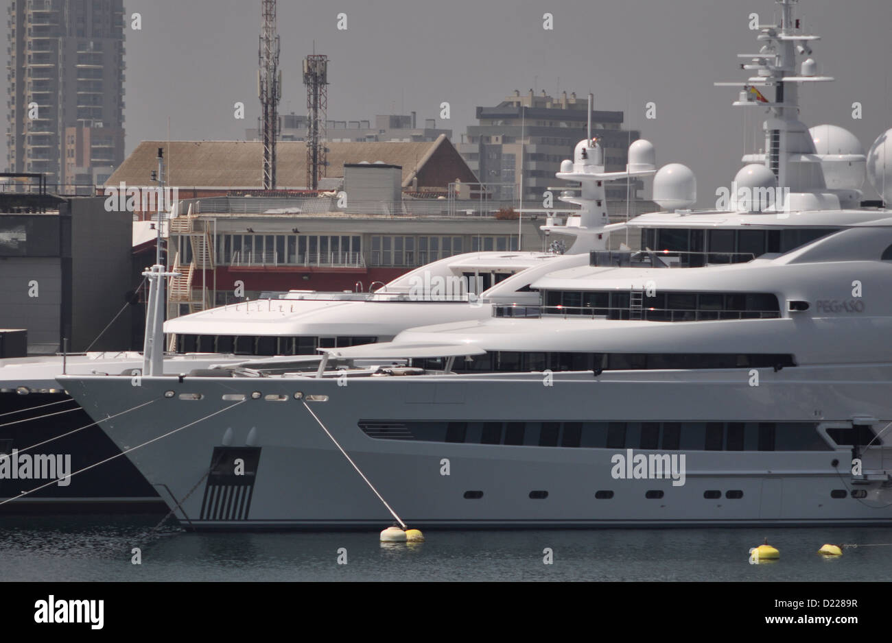 Valencia, Spain: Marina Real Juan Carlos Stock Photo - Alamy