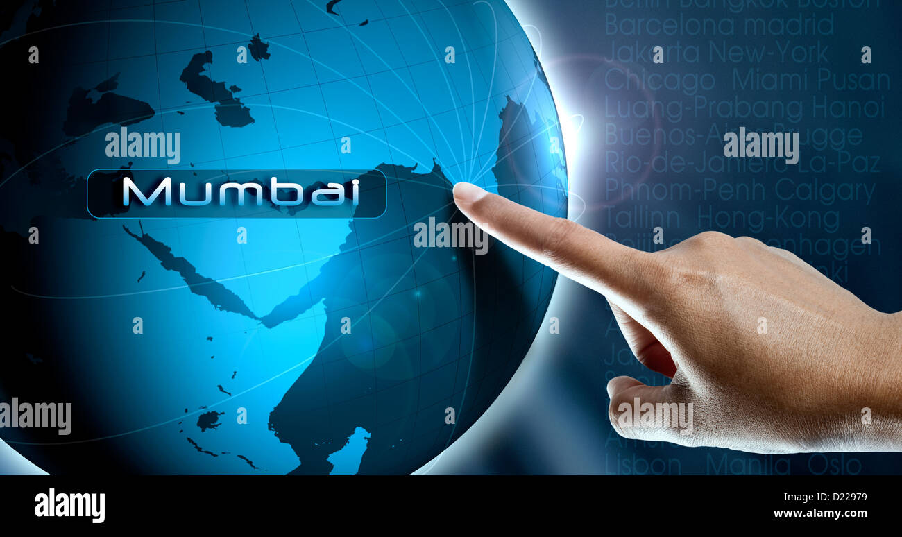Map of mumbai hi-res stock photography and images - Alamy