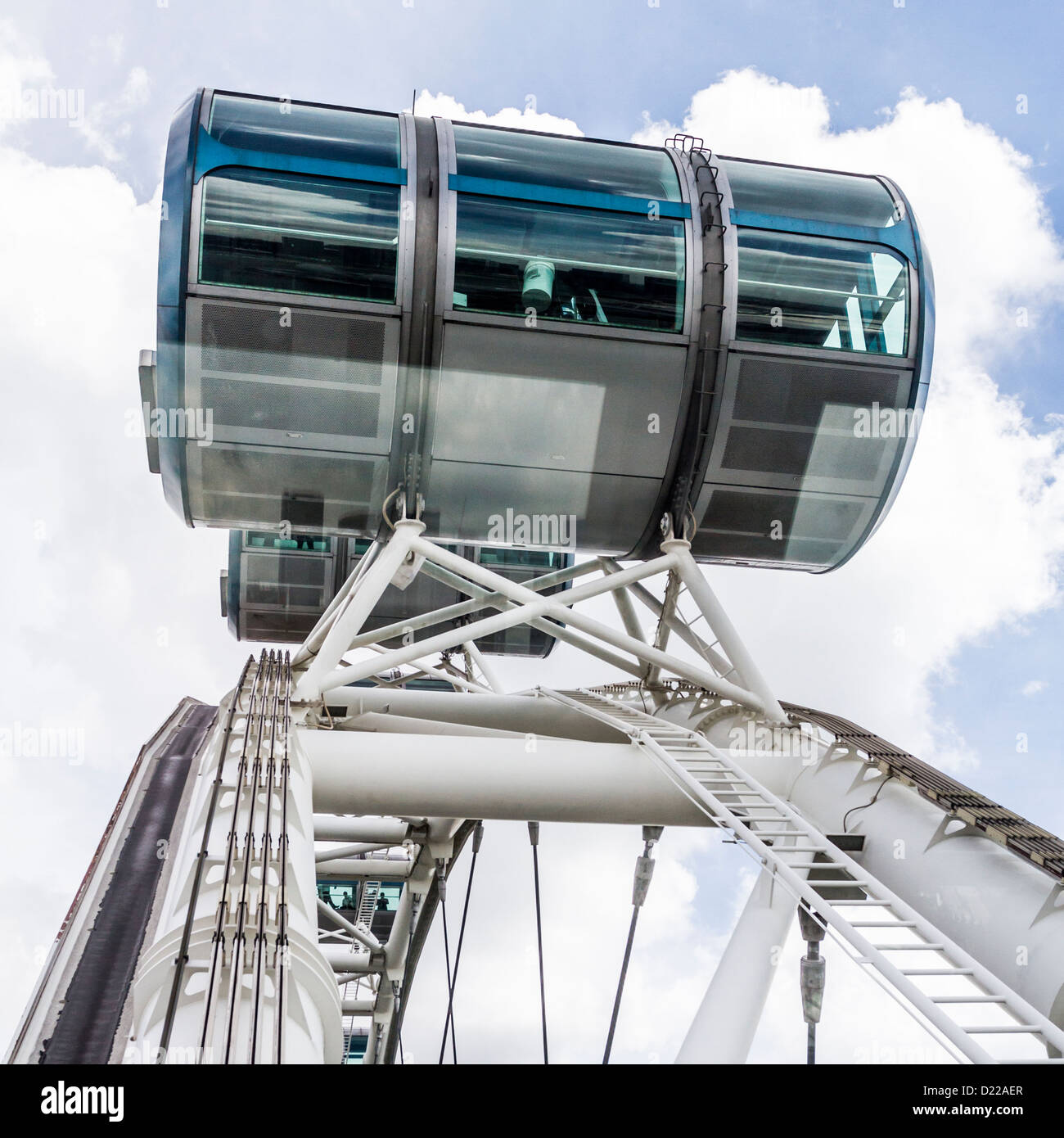 Singapore Flyer observation cabin Stock Photo - Alamy