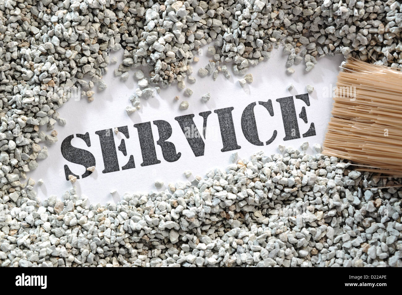 Service -- Treasure Word Series Stock Photo - Alamy