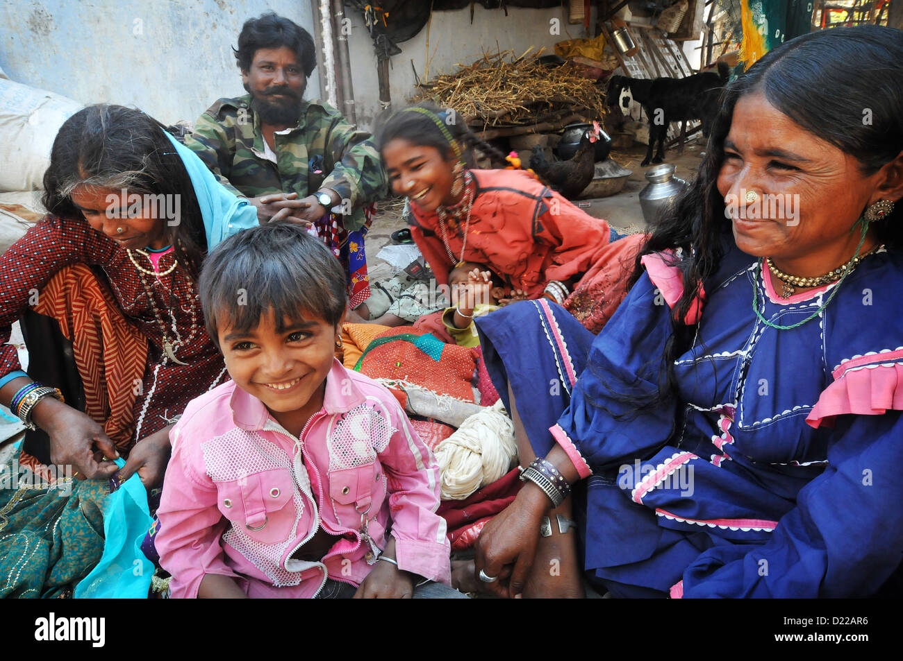 Gypsies (Madari) in India Stock Photo - Alamy