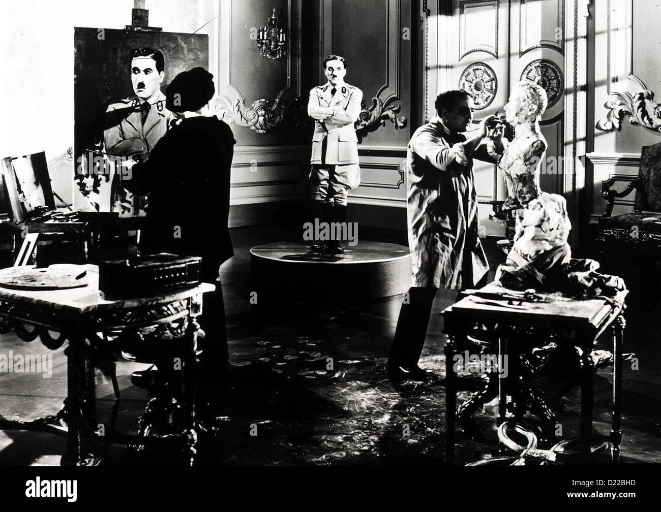 Der Grosse Diktator Great Dictator, Charles Chaplin Diktator Hynkel ...