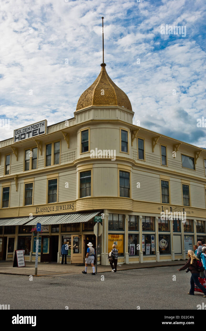 Retail stores in Skagway, Alaska, USA Stock Photo - Alamy