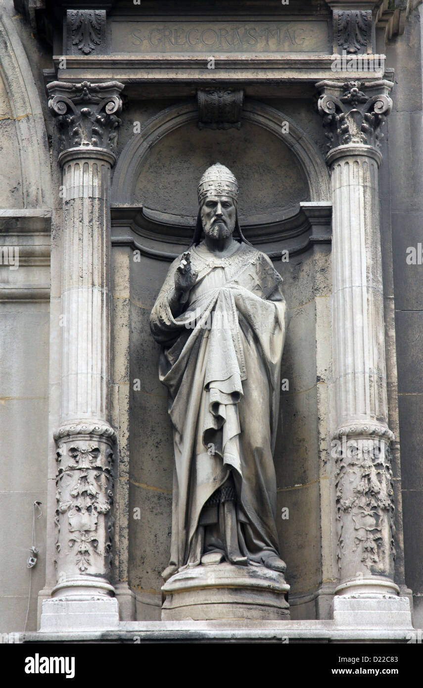 Saint Gregory, Church of the Holy Trinity, Paris Stock Photo - Alamy