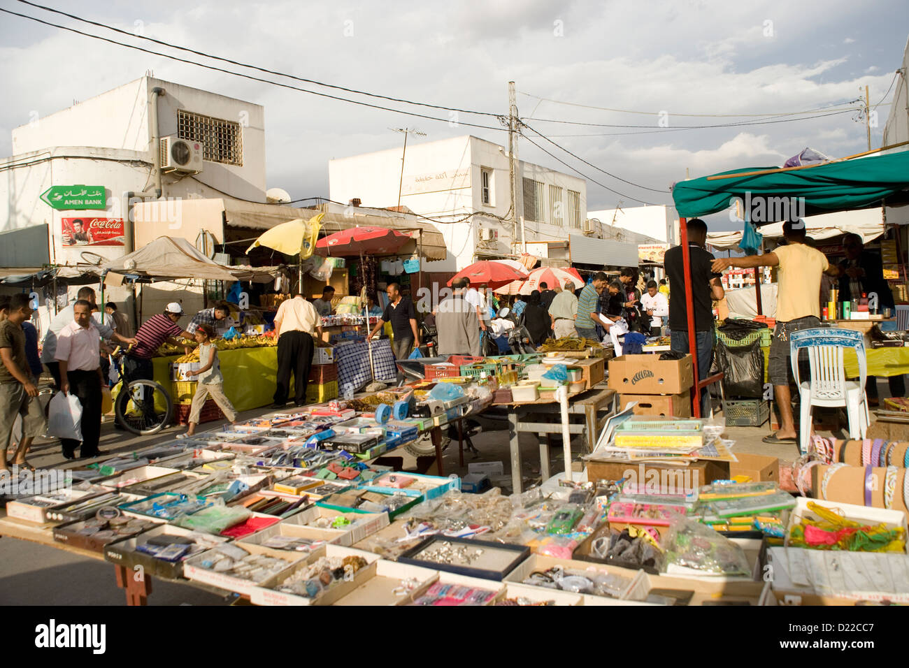 Market in El Djem or El Jem in Tunisia Stock Photo - Alamy