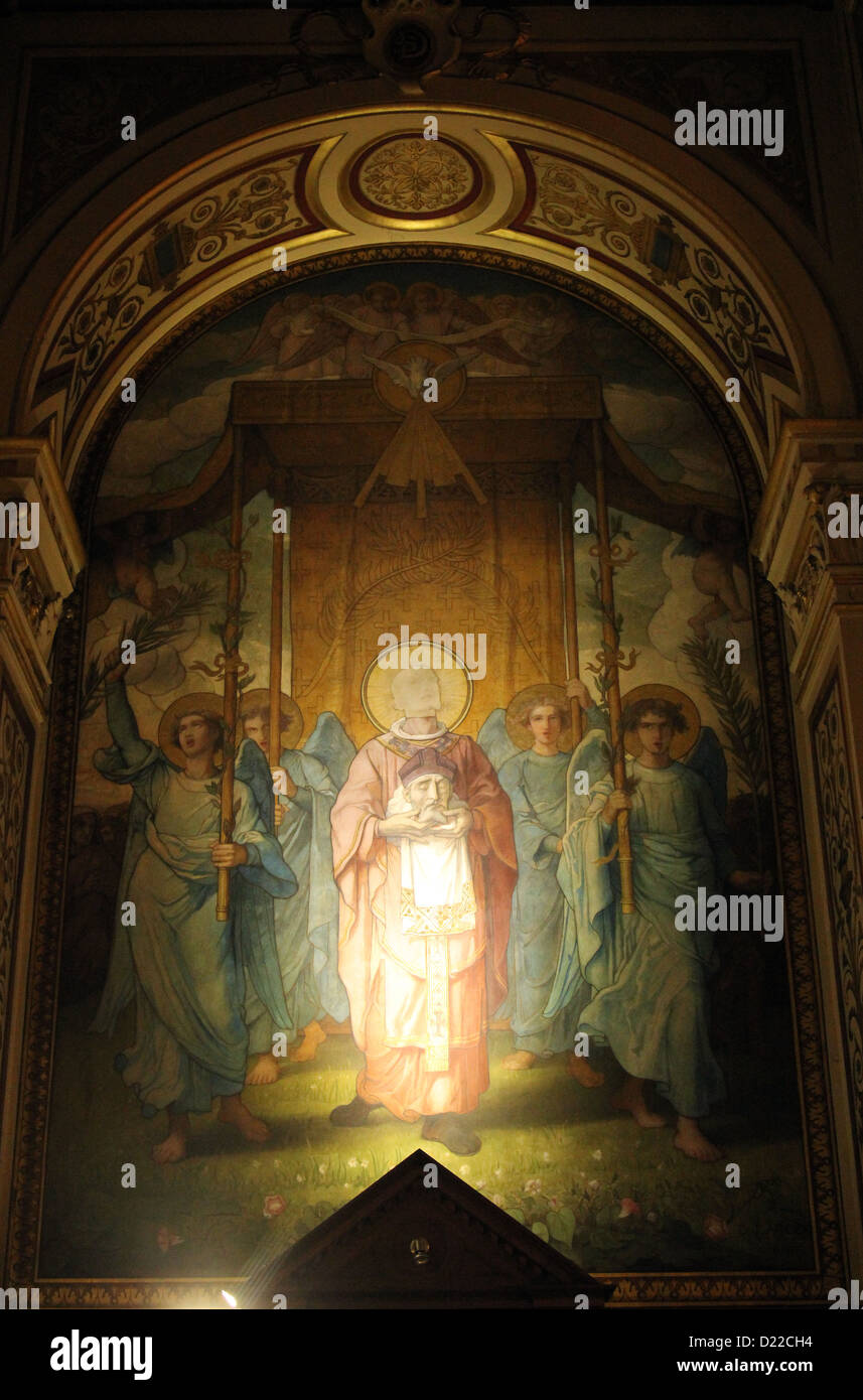 Saint Denise, Church of the Holy Trinity, Paris Stock Photo - Alamy