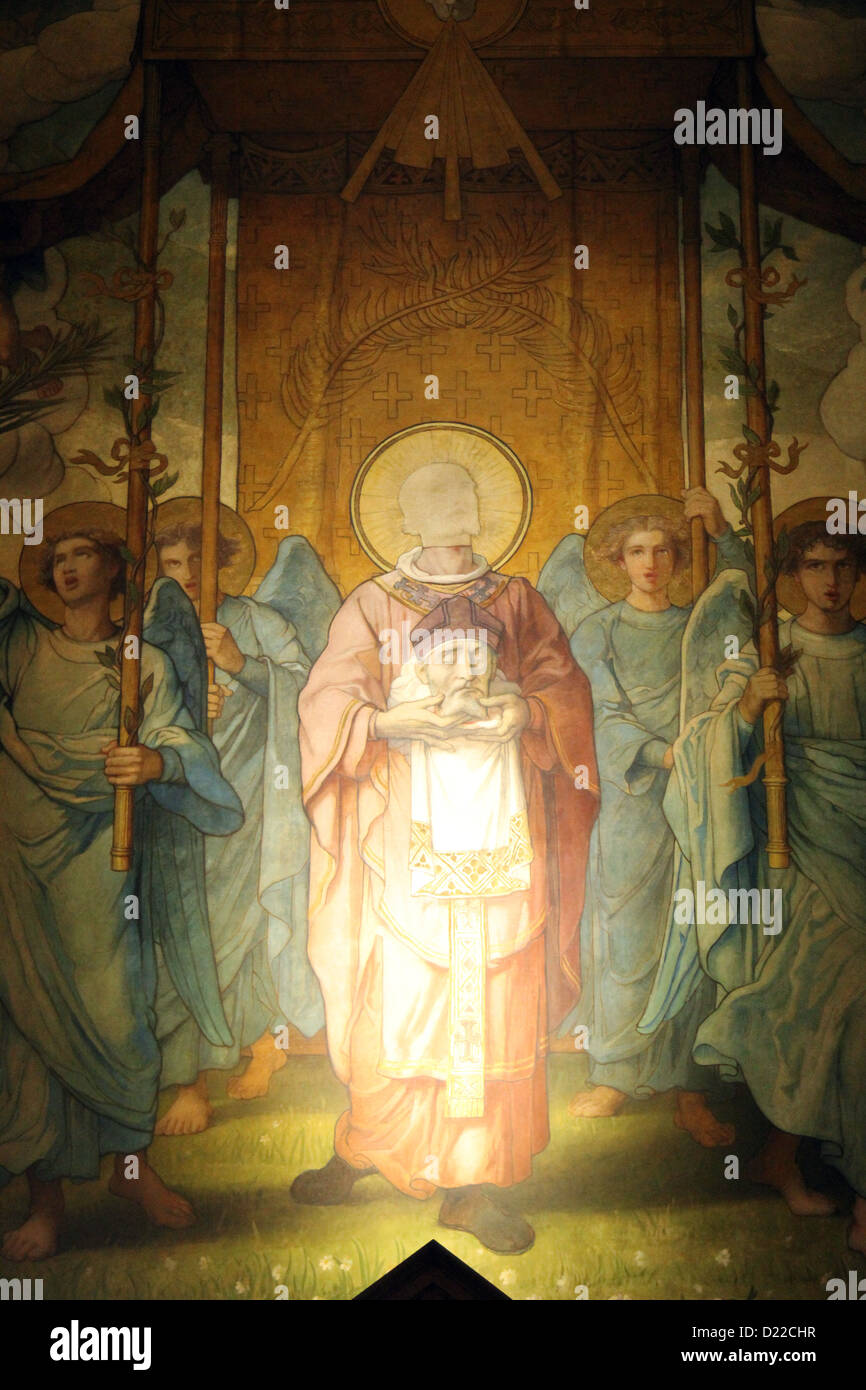 Saint Denise, Church of the Holy Trinity, Paris Stock Photo - Alamy