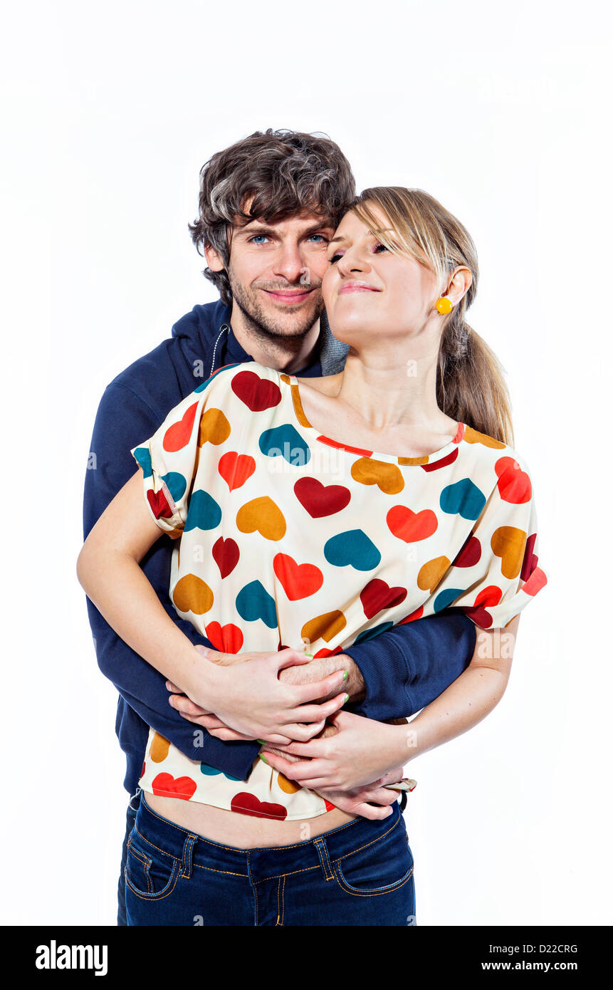 Couple expressing their love Stock Photo - Alamy