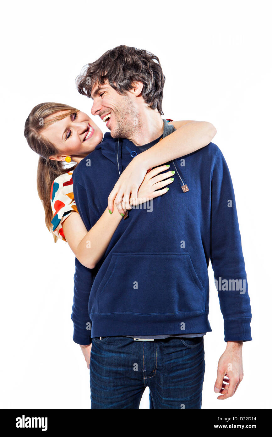 Couple expressing their love Stock Photo - Alamy