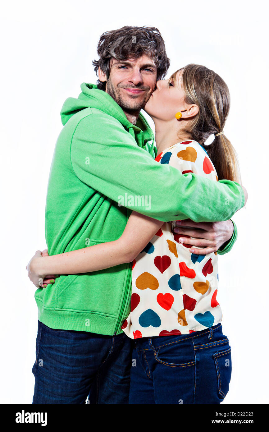 Couple expressing their love Stock Photo - Alamy