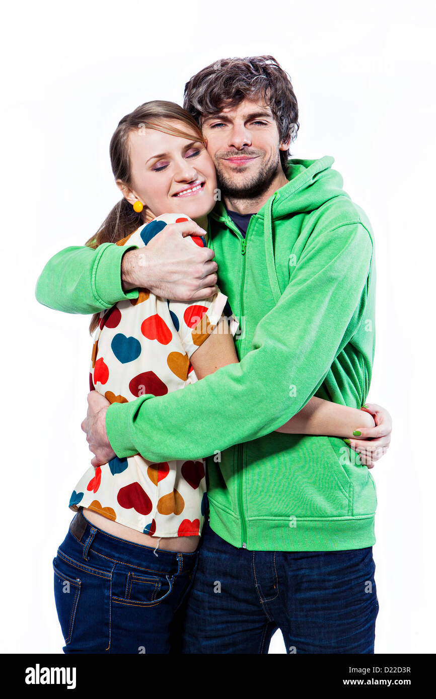 Couple expressing their love Stock Photo - Alamy