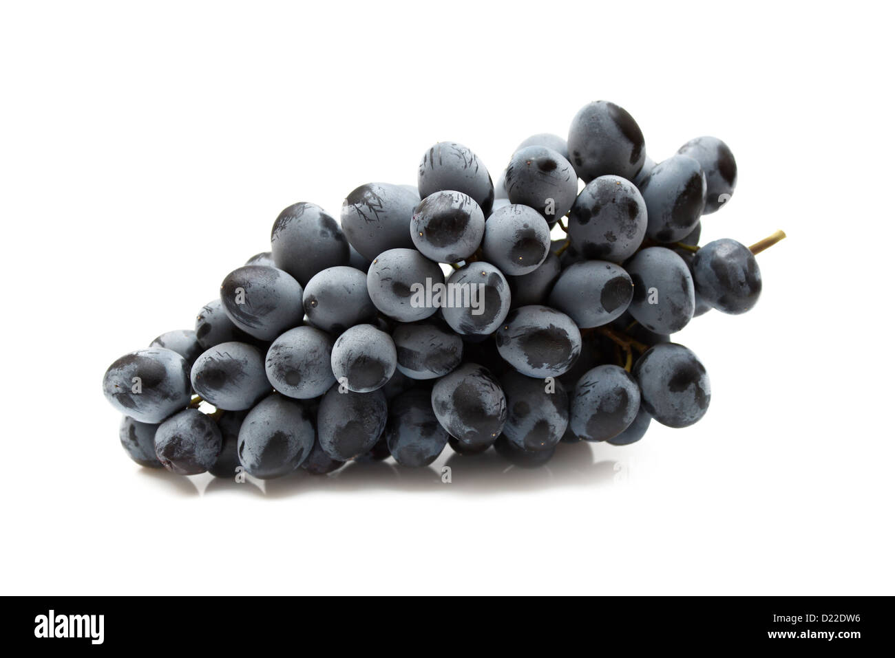 Cluster of grapes isolated on white background Stock Photo - Alamy