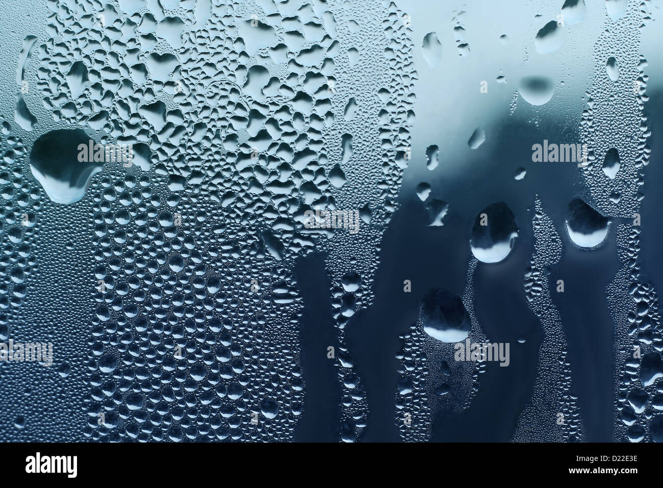 Water drops on glass Stock Photo - Alamy