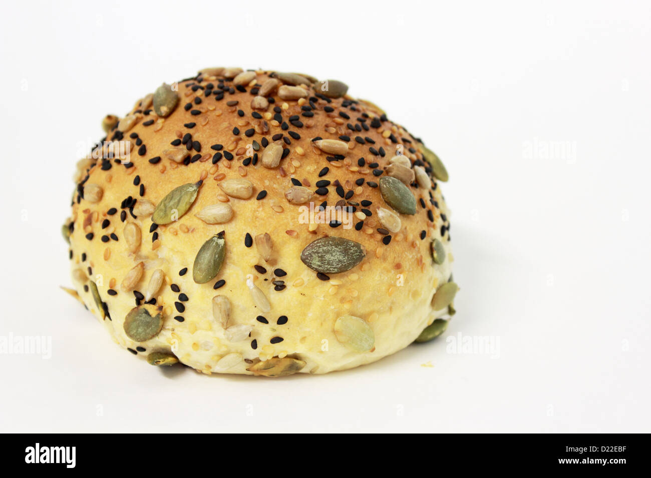 A health Bread decorated with spherical grains Stock Photo - Alamy