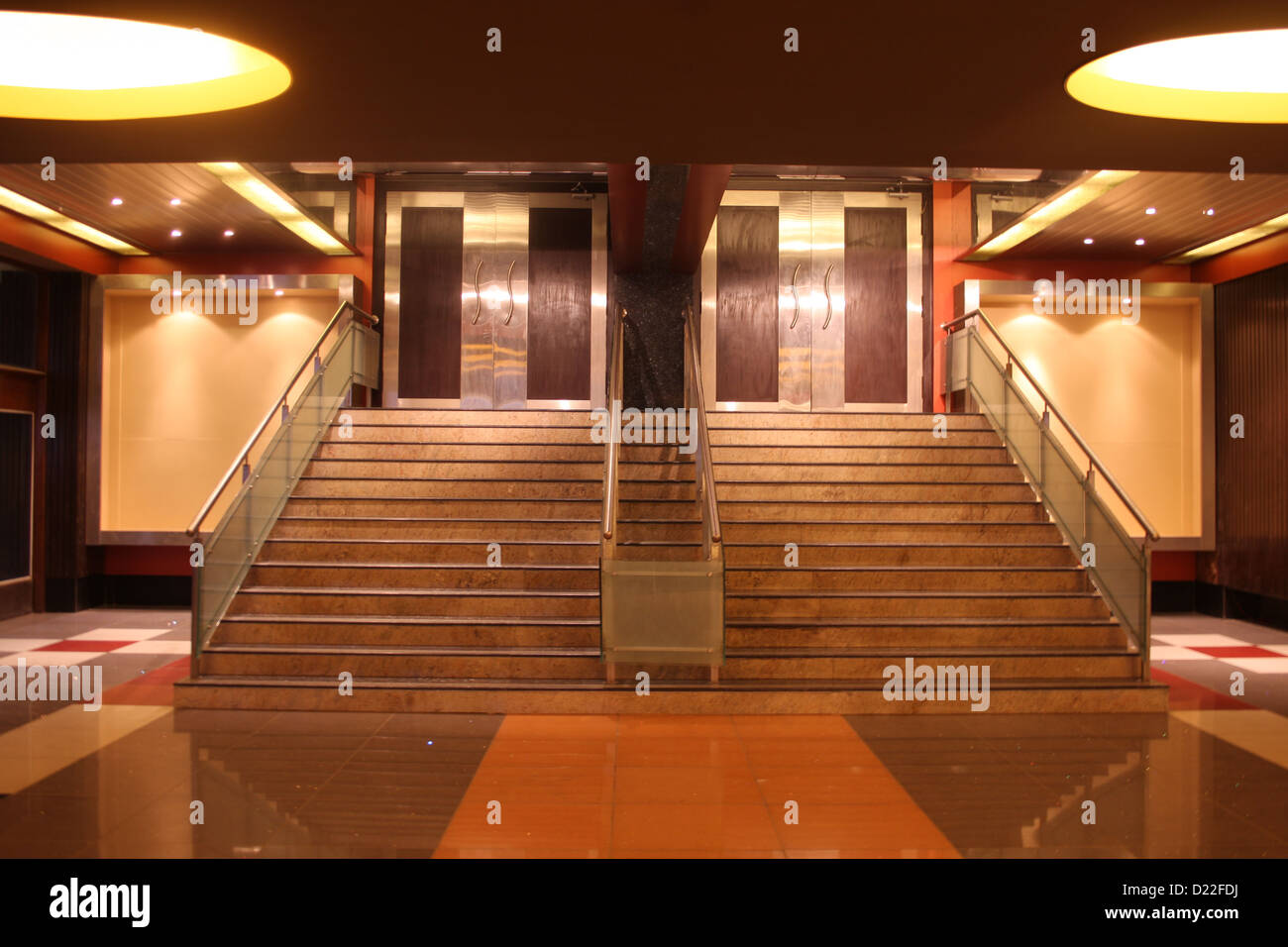 Lobby staircase hi-res stock photography and images - Alamy