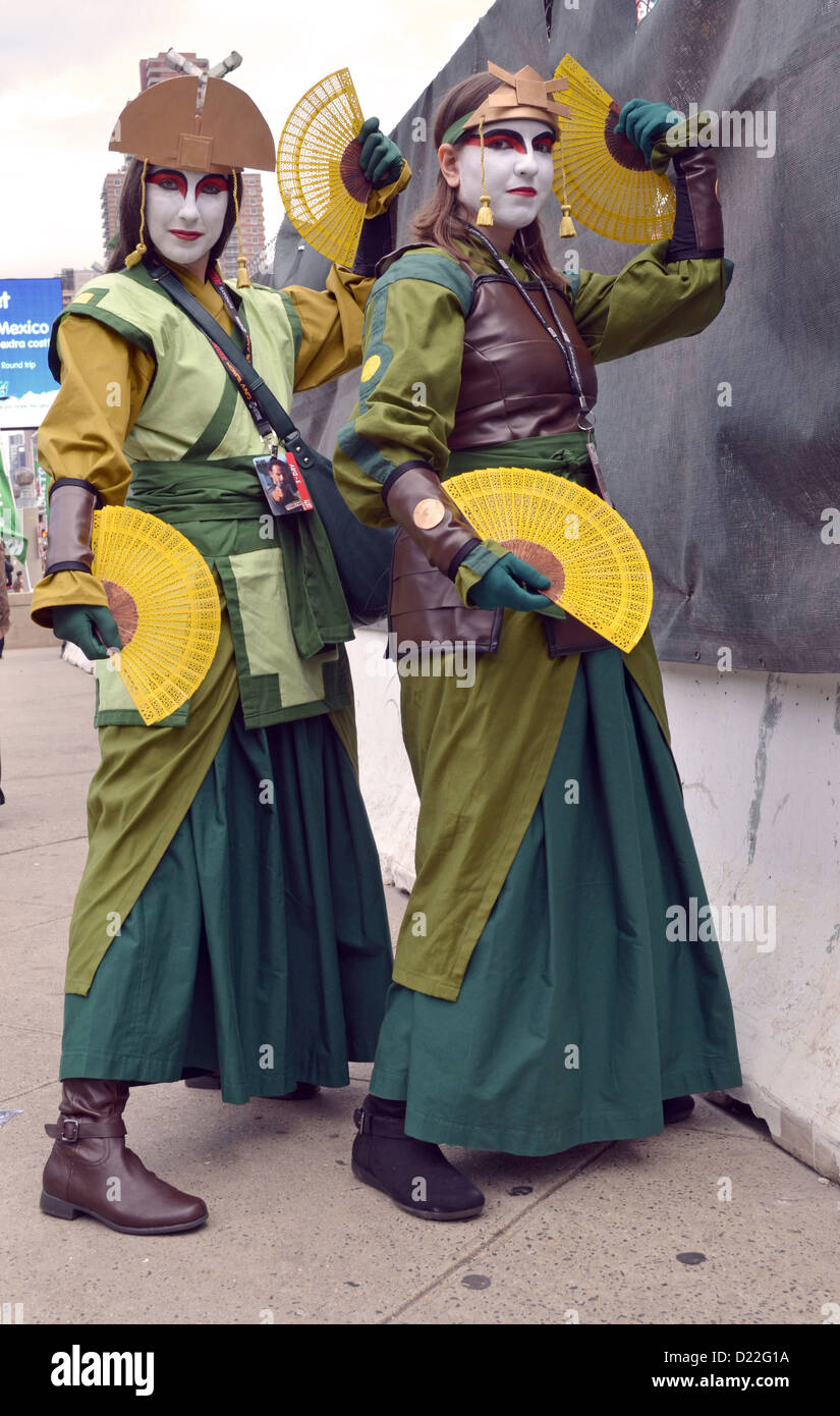 Comi Con 2012 NYC Attendees Kate (l) and Sarah (r) dressed as Kiyoshi ...