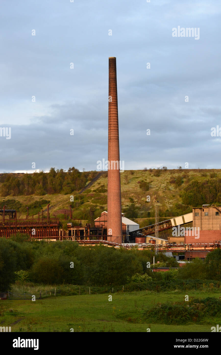 CHIMNEY AT CWM COKE WORKS Stock Photo - Alamy