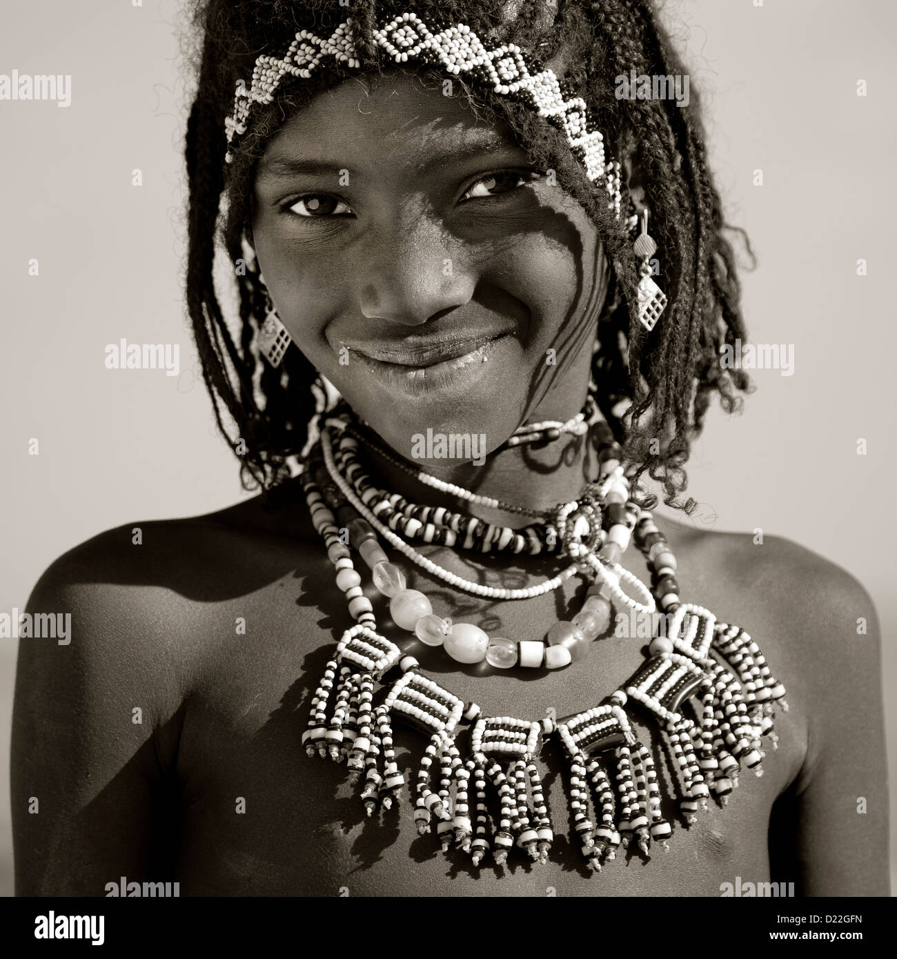 Afar Tribe Girl, Assaita, Afar Regional State, Ethiopia Stock Photo - Alamy