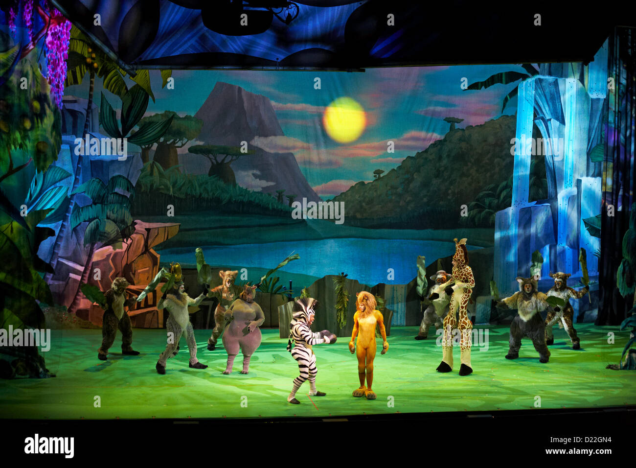 MADAGASCAR LIVE Musical on tour at the BIC in Bournemouth, Dorset, UK ...