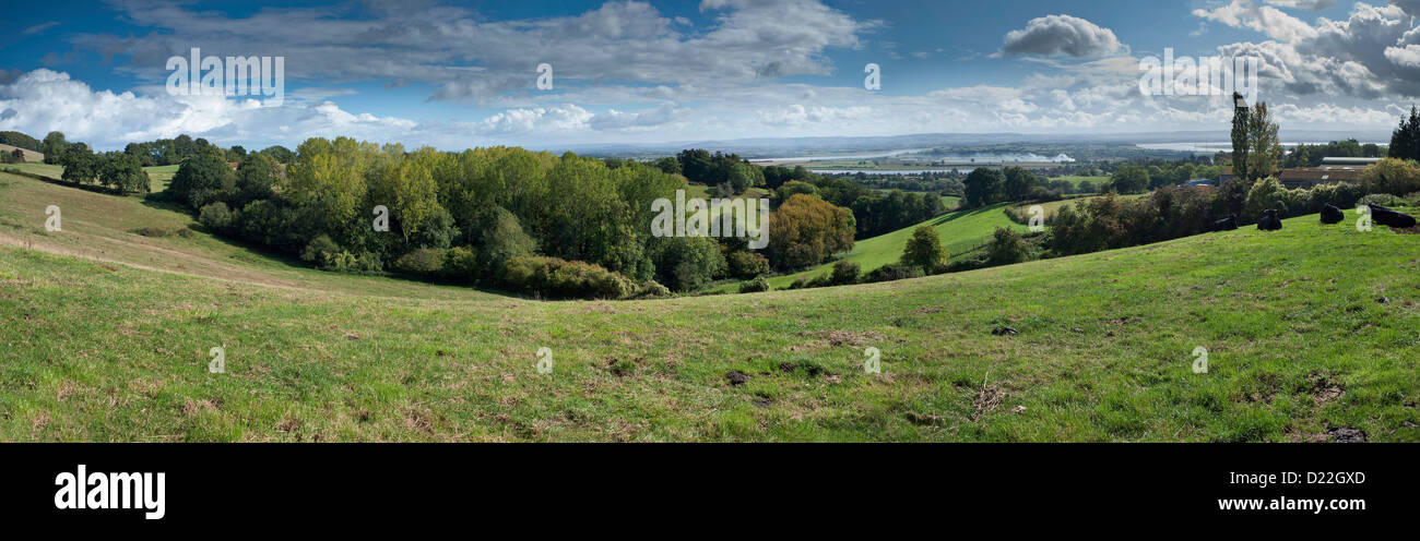 RIVER SEVERN FROM ABOVE NEWNHAM, Gloucestershire UK Stock Photo - Alamy