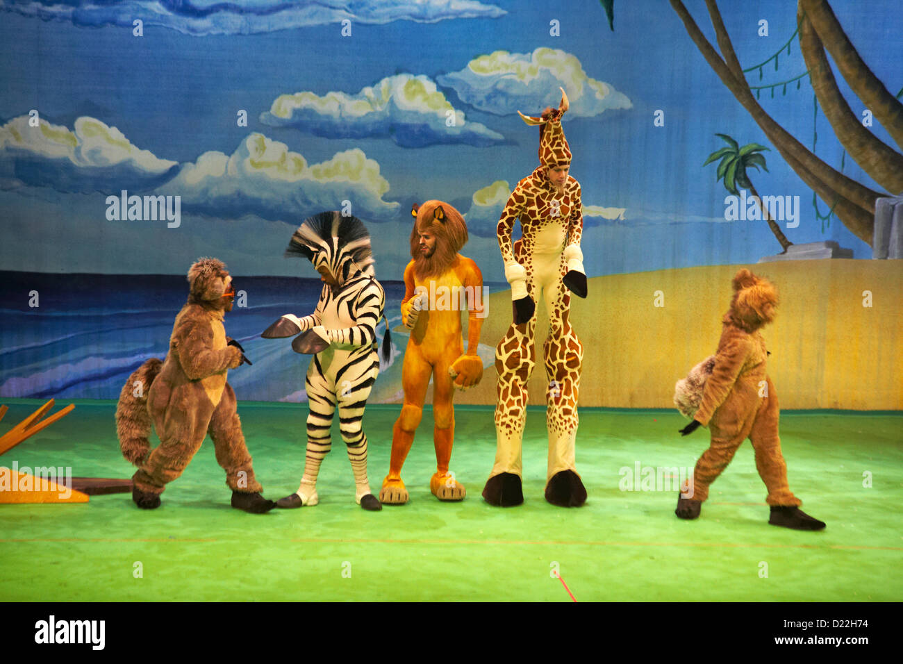 MADAGASCAR LIVE Musical on tour at the BIC in Bournemouth, Dorset, UK ...
