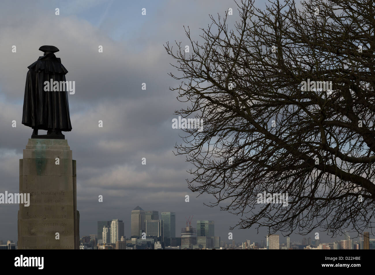 The General Wolfe Statue at Greenwich Park, London Stock Photo - Alamy