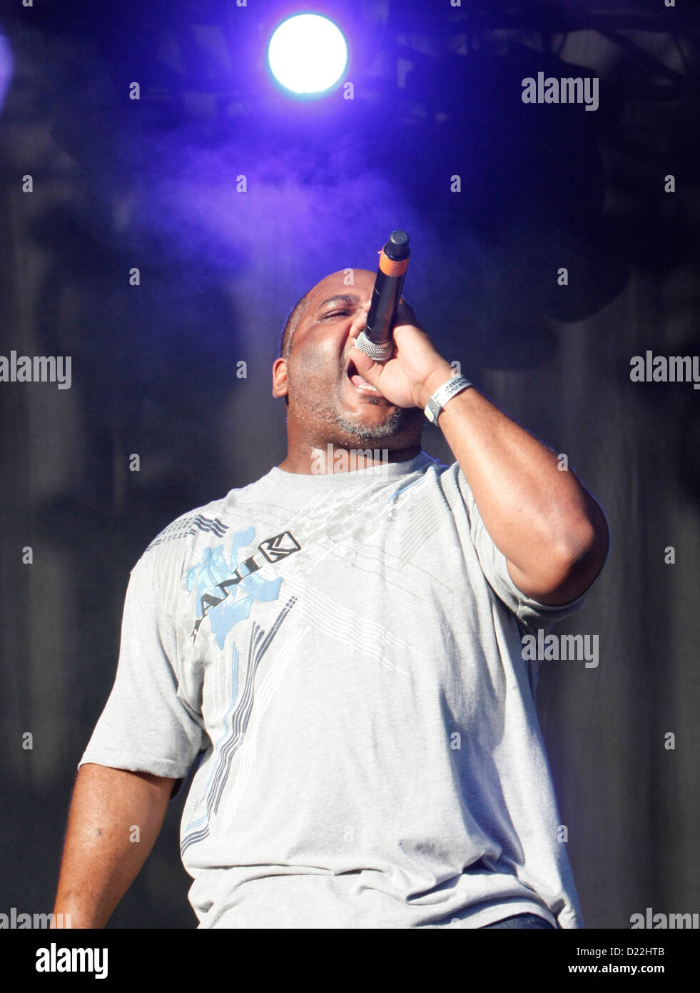 Vincent Mason Aka Maseo Of De La Soul Live On Stage At Bestival Festival September 2012 Stock